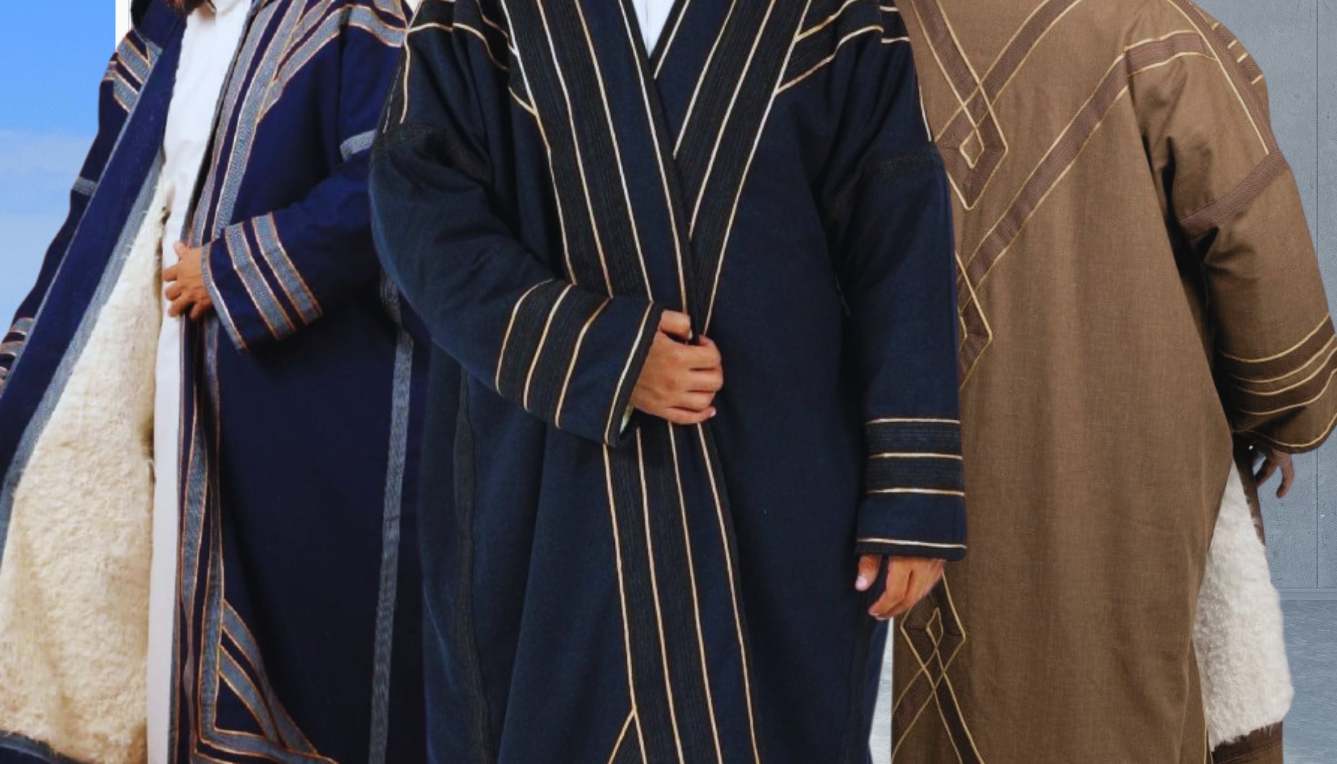 Luxury Men’s Farwa – Traditional Winter Cloaks & Coats – ethobe