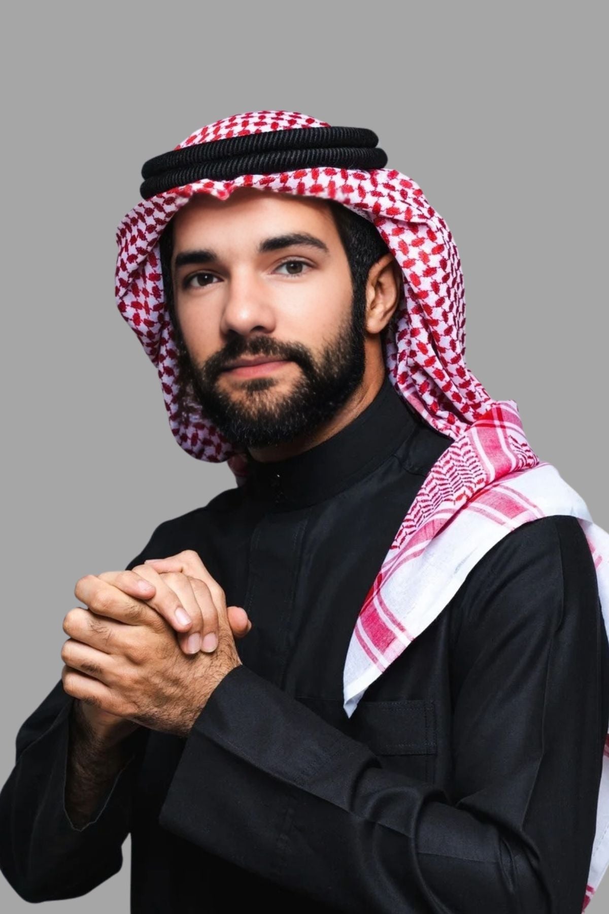 Classic Black Saudi Thobe – Elegant & Comfortable Design – ethobe